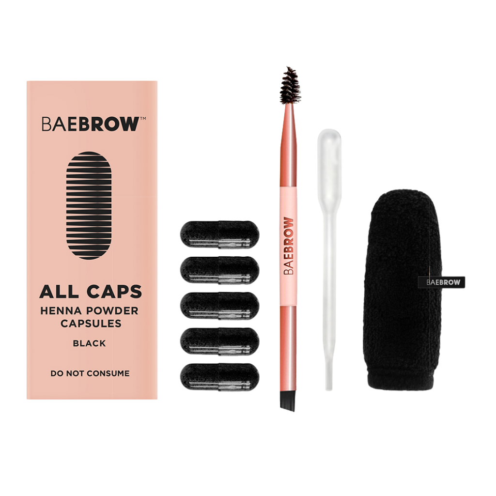 Black: ALL CAPS Starter Kit - Powder Henna Capsules – Realia By Jen